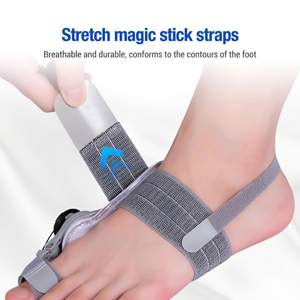 Adjustable Hallux Valgus Support Big Toe Bunion Straightener Splint ...