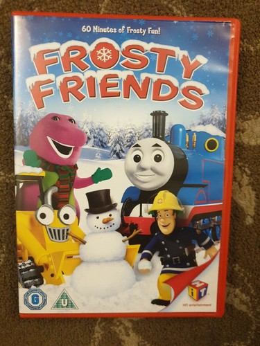 FROSTY FRIENDS DVD KIDS BOB / THOMAS / BARNEY / FIREMAN SAM / KIPPER ...