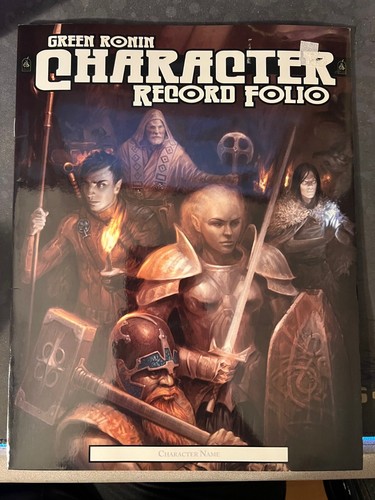 Green Ronin Fantasy RPG Character Record Folio Unused Paperback Book | eBay