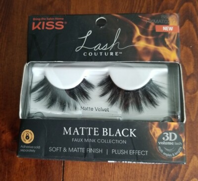 KISS Lash Couture Matte Silk Faux Mink Collection False Eyelashes Matte ...