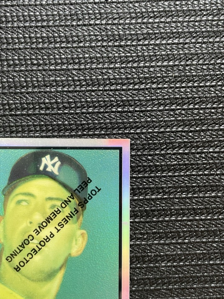 2/19 MICKEY CHARLES MANTLE 1996 Topps Finest REFRACTOR 1952 #311 Rookie ...