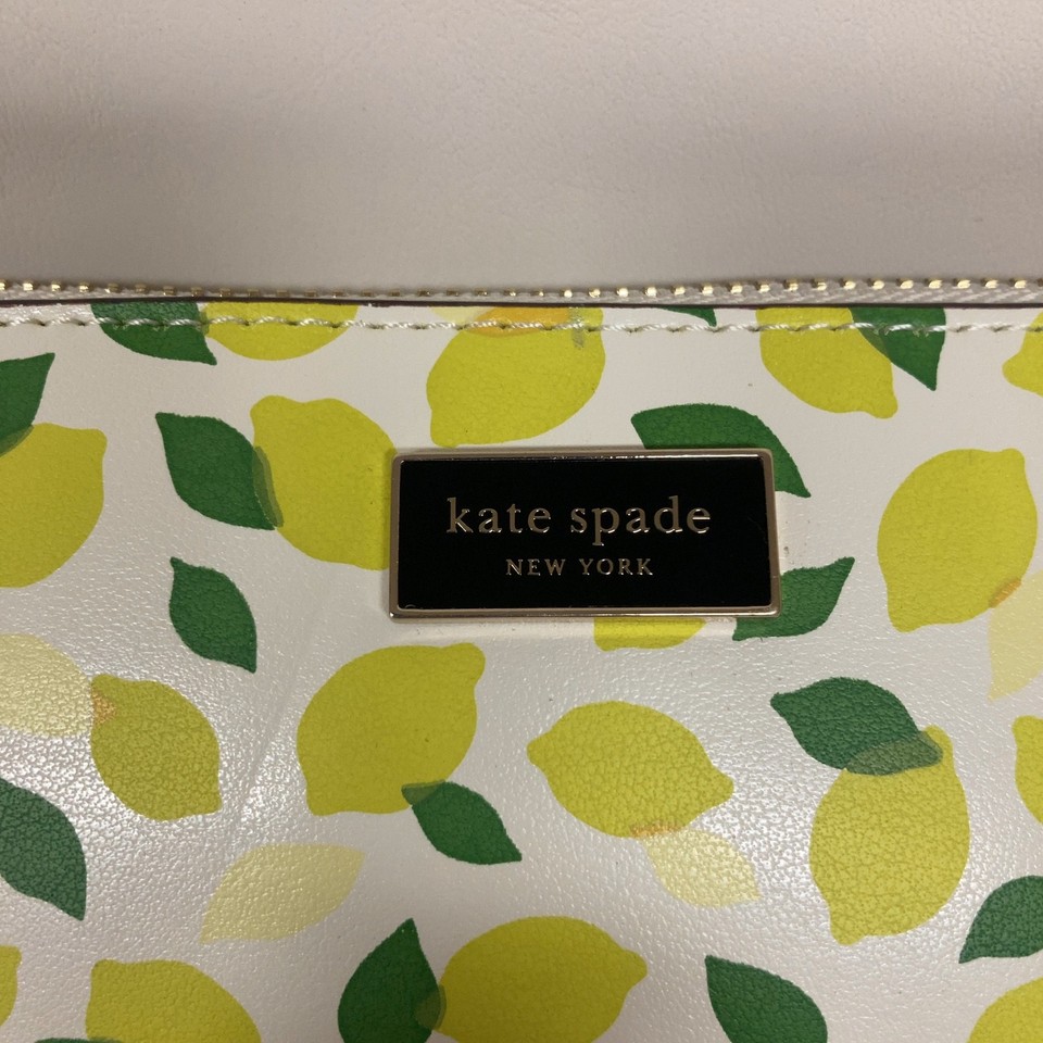 Kate Spade New York Zip Top Leather Belt Bag Lemon Toss Fanny Pack NWT ...