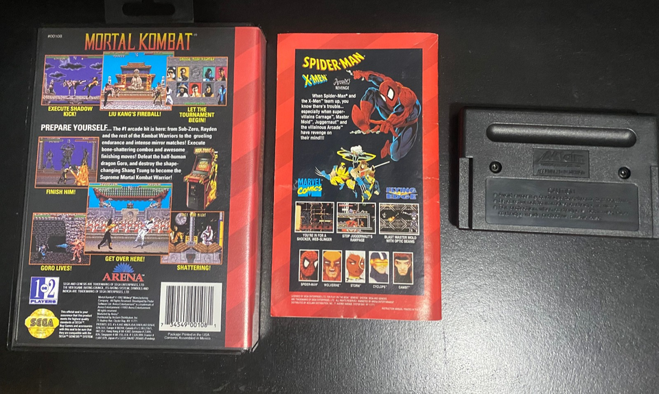Mortal Kombat - Sega Genesis - Arena Entertainment - Very Good ...