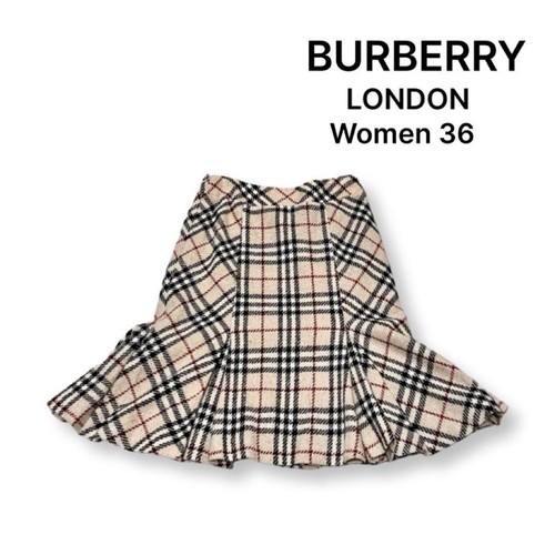 Burberry Nova Check Pattern Skirt | eBay