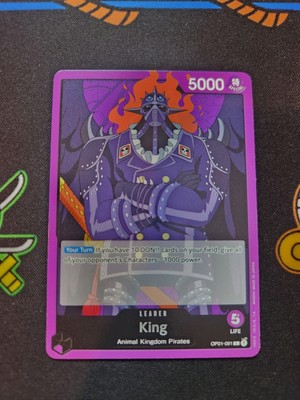 EXACT CARD PICTURED King Leader OP01-091 One Piece TCG Romance Dawn Eng ...