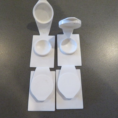 Lot of 4 Single Contact Lens Cases for Hard/Rigid Gas Permeable Contact ...