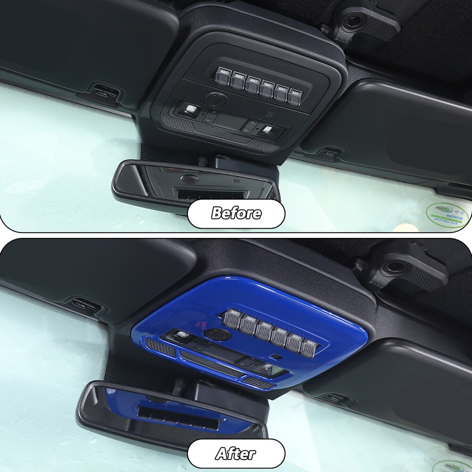 Front Roof Reading Light Lamp Panel Cover Trim Decor for Ford Bronco ...