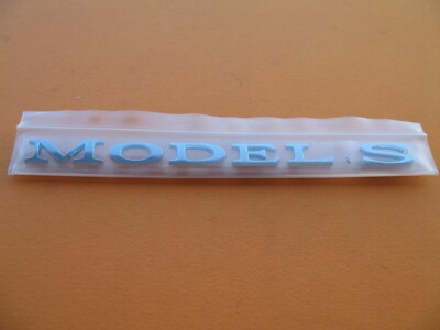 TESLA MODEL S 90D 75D P85 P85D 100D P75 P75D REAR CHROME EMBLEM LOGO ...
