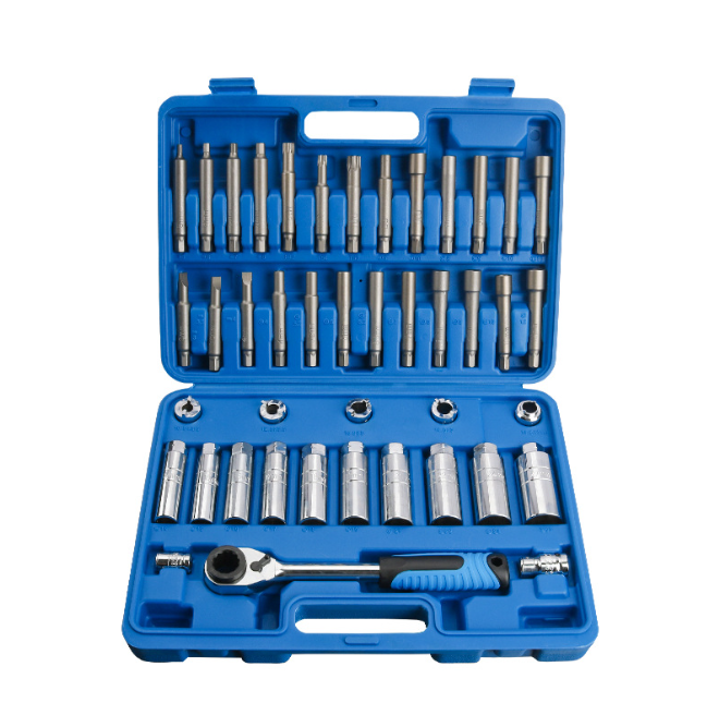 Shock Absorber Tool Kit 43pc Suspension Strut Nut Removal Top Mount ...