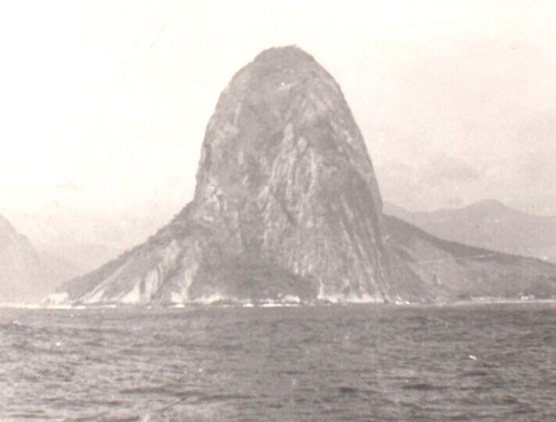 VTG 1939 Sugar Loaf Mountain Rio de Janeiro Brazil Photograph Snapshot ...