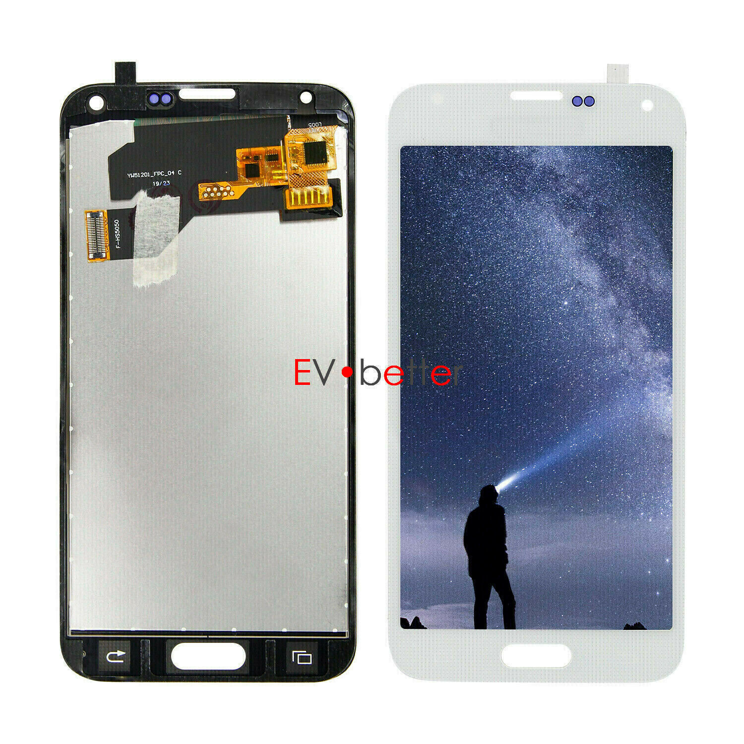 Lot For Galaxy S5 SM-G900 G900A G900P G900V G900T LCD Display Touch ...
