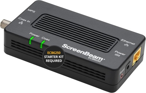 ScreenBeam MoCA 2.5 Network Adapter for Higher Speed Internet, Ethernet ...