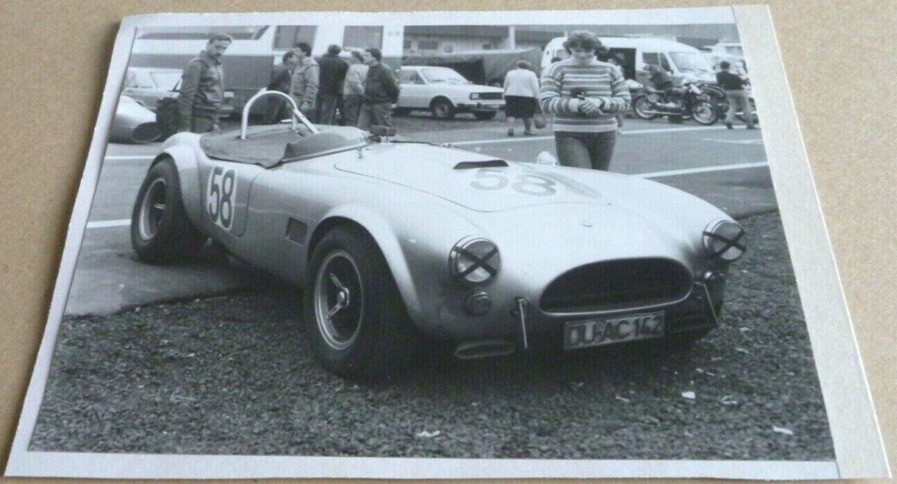 Lot 2 Photos Presse Originale AC COBRA & AUSTIN HEALEY Race Foto *No ...