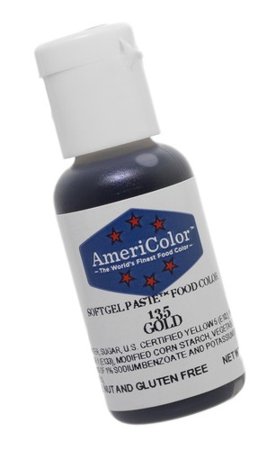 AmeriColor Food Coloring, Gold Soft Gel Paste.75 Ounce 701098210554| eBay