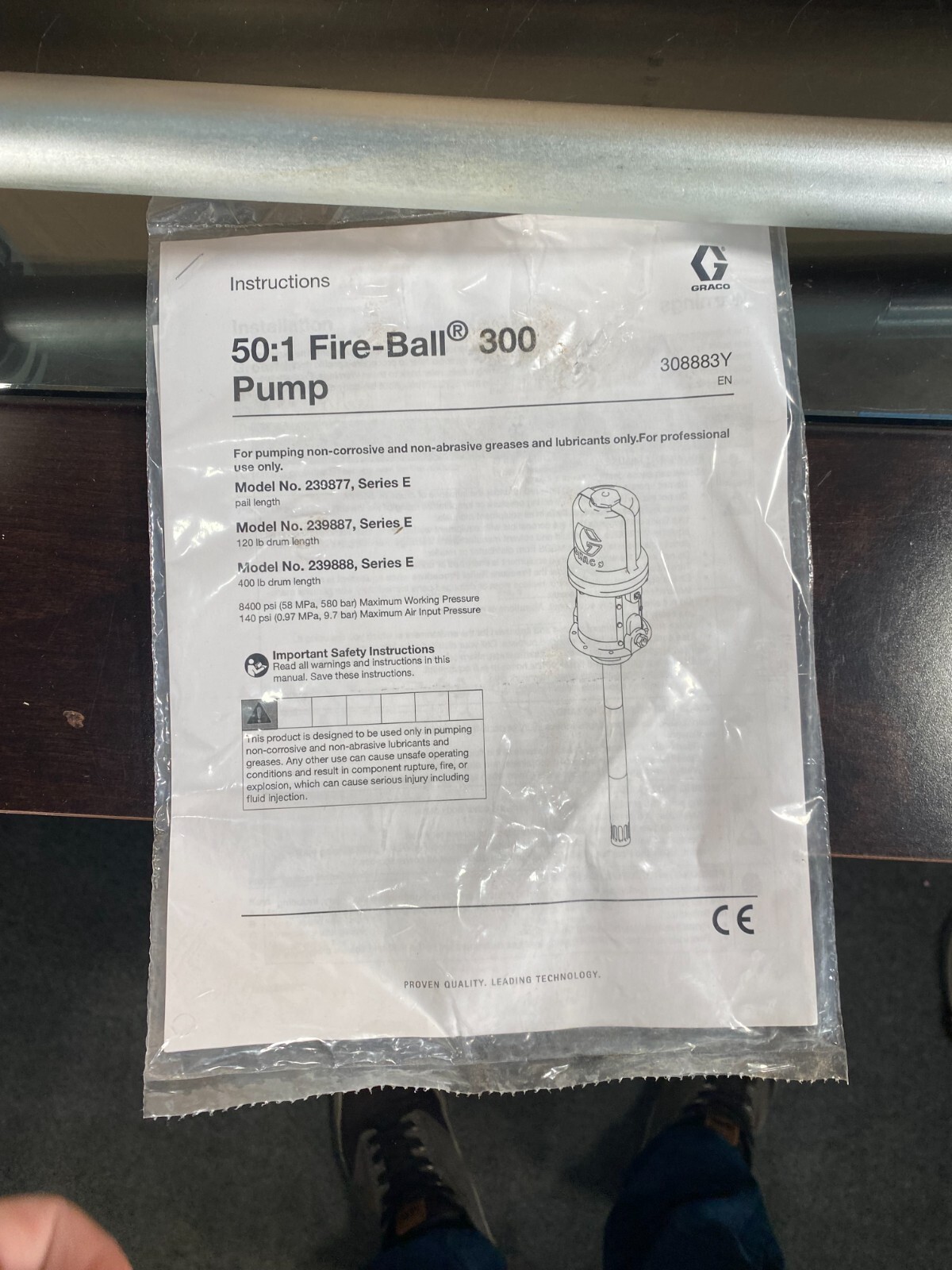 Graco 239887 Fire-ball 300 Grease Pump for sale online | eBay