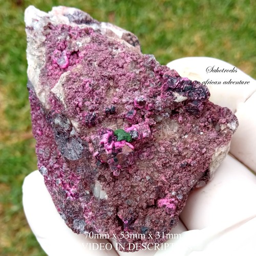 Cobaltoan calcite kolwezite heterogenite quartz - Mashamba West mine ...