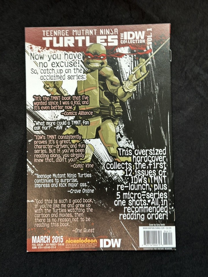 Teenage Mutant Ninja Turtles #44A (2011) IDW - DEATH OF DONATELLO 1st ...