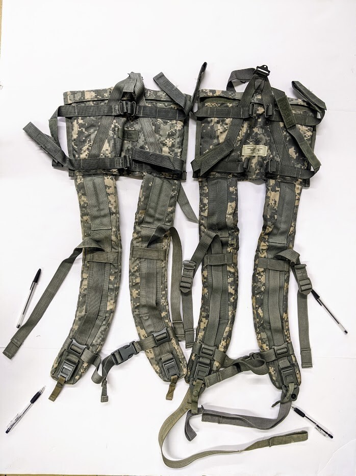 US Military MOLLE II Enhanced Shoulder Straps NO TOP BUCKLES & NO ...