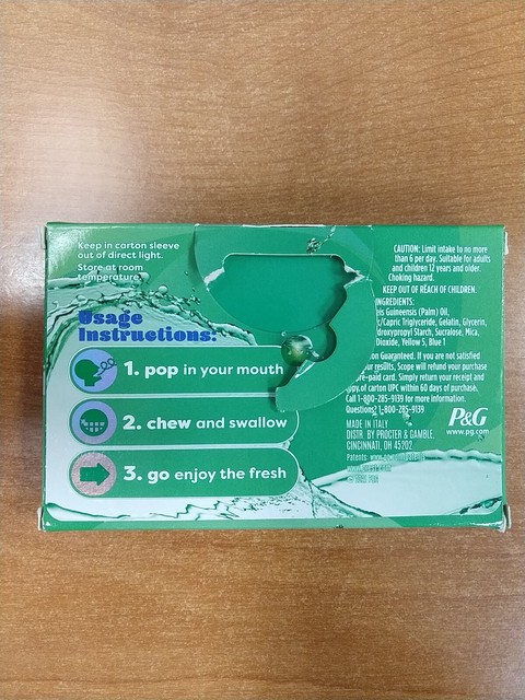 Scope BREATH FRESHENER | 60-CHEWABLE CAPSULES | Powerfully Fresh ...