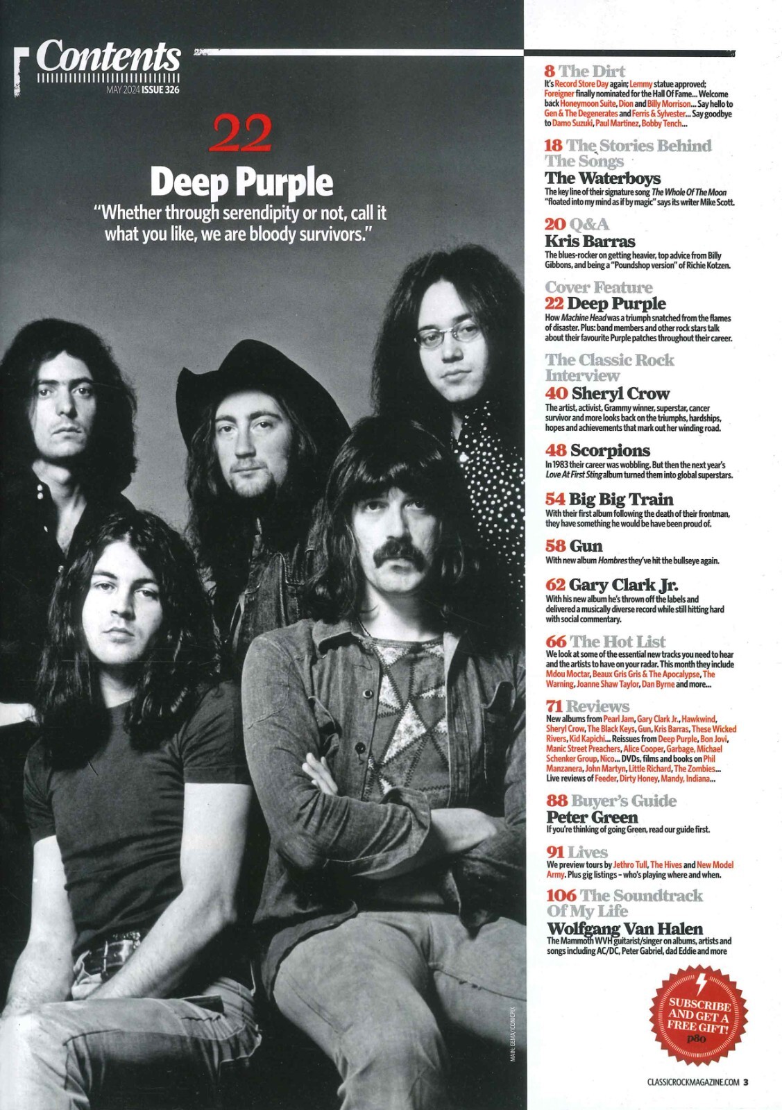 UK Classic Rock Magazine: Deep Purple, Sheryl Crow, Gary Clark Jr. May ...