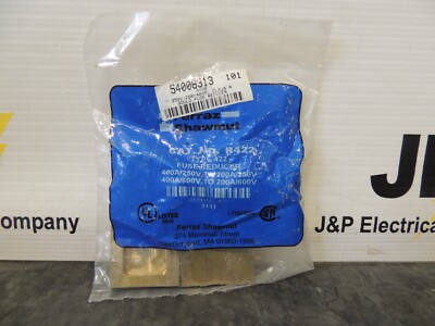 Ferraz Shawmut R422 Fuse Reducer Class R 400A to 200A 250/600V Rated | eBay