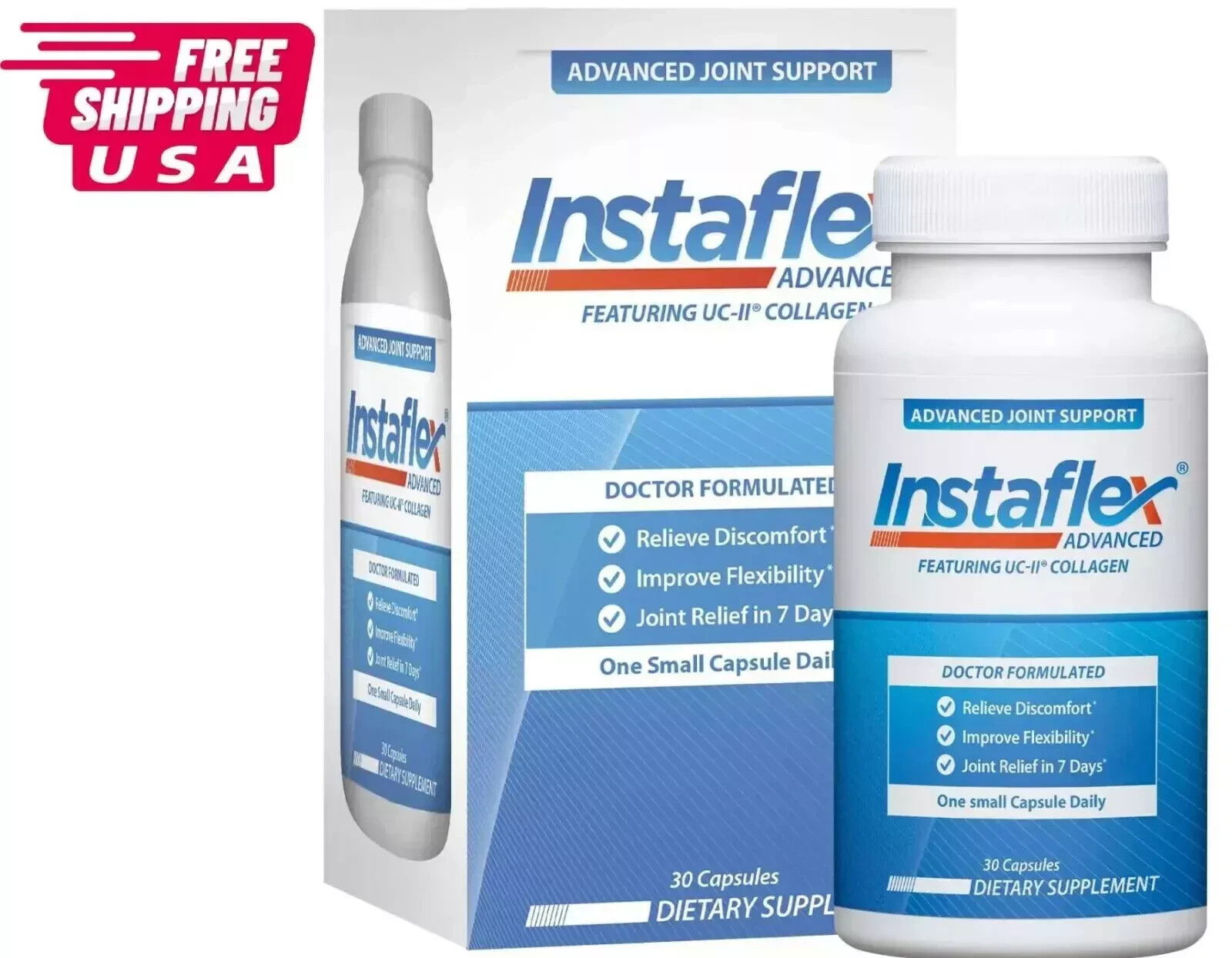Instaflex Advanced Joint Relief Supplement - 30 Count Exp 10/2026 | eBay