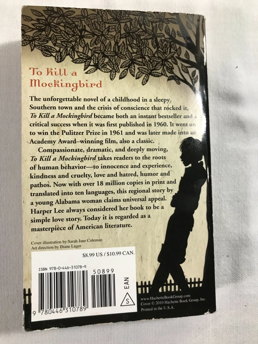 To Kill A Mockingbird Back Cover