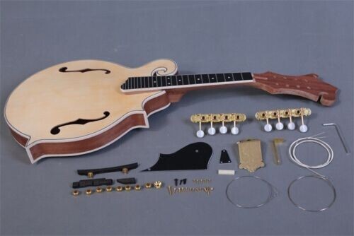 DIY-MAKE YOUR OWN KENTUCKY STYLE F HOLE 8 STRING CARVED TOP ACOUSTIC ...