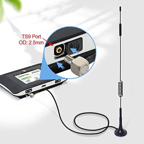 Bingfu 4G LTE Antenna TS9 Aerial 7dBi Magnetic Base External Network ...