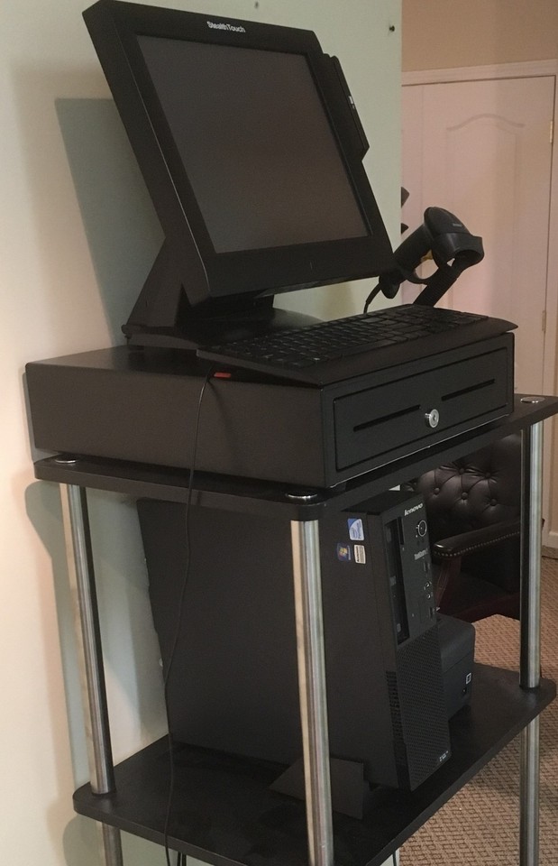 POS System - 15" Touchscreen, PC, Receipt Printer, Scanner (w/o Cash ...