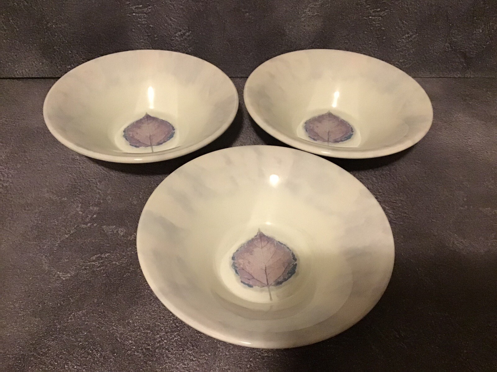 Beautiful Vintage Set Of 3 Portmeirion Dusk By Jo Gorman Soup/Salad ...