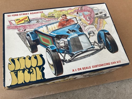 Lindberg 32 Ford Street Freak hot rod 1/24 model kit - 1970 issued | eBay