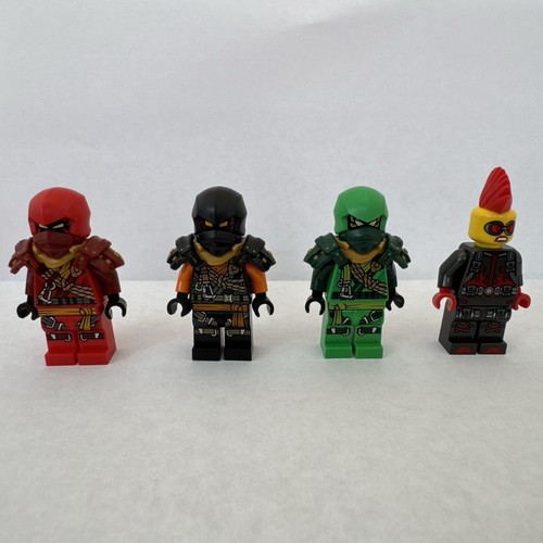 Lego NINJAGO Climber Kai Cole Lloyd And Miss Demeanor. Plus 3 Mystery ...