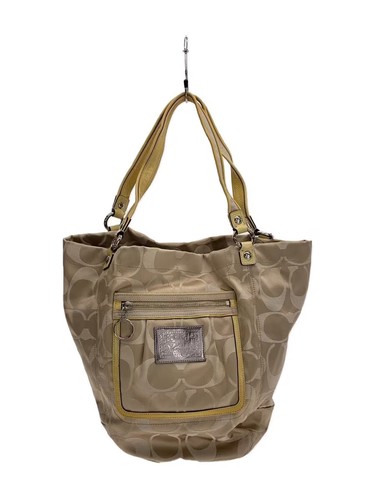 COACH Tote Bag -- BEG All-Over Print | eBay
