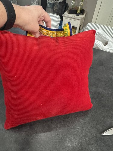 Homemade Richard Scarry Pillow Corduroy With Pocket And Strap | eBay