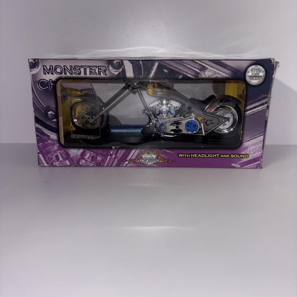 Boley 2004 Monster Chopper with Lights and Sound 1:12 Scale Die Cast | eBay