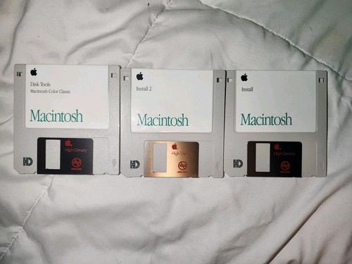 Apple Macintosh Disk Tools Install Color Classic Floppy Drives | eBay
