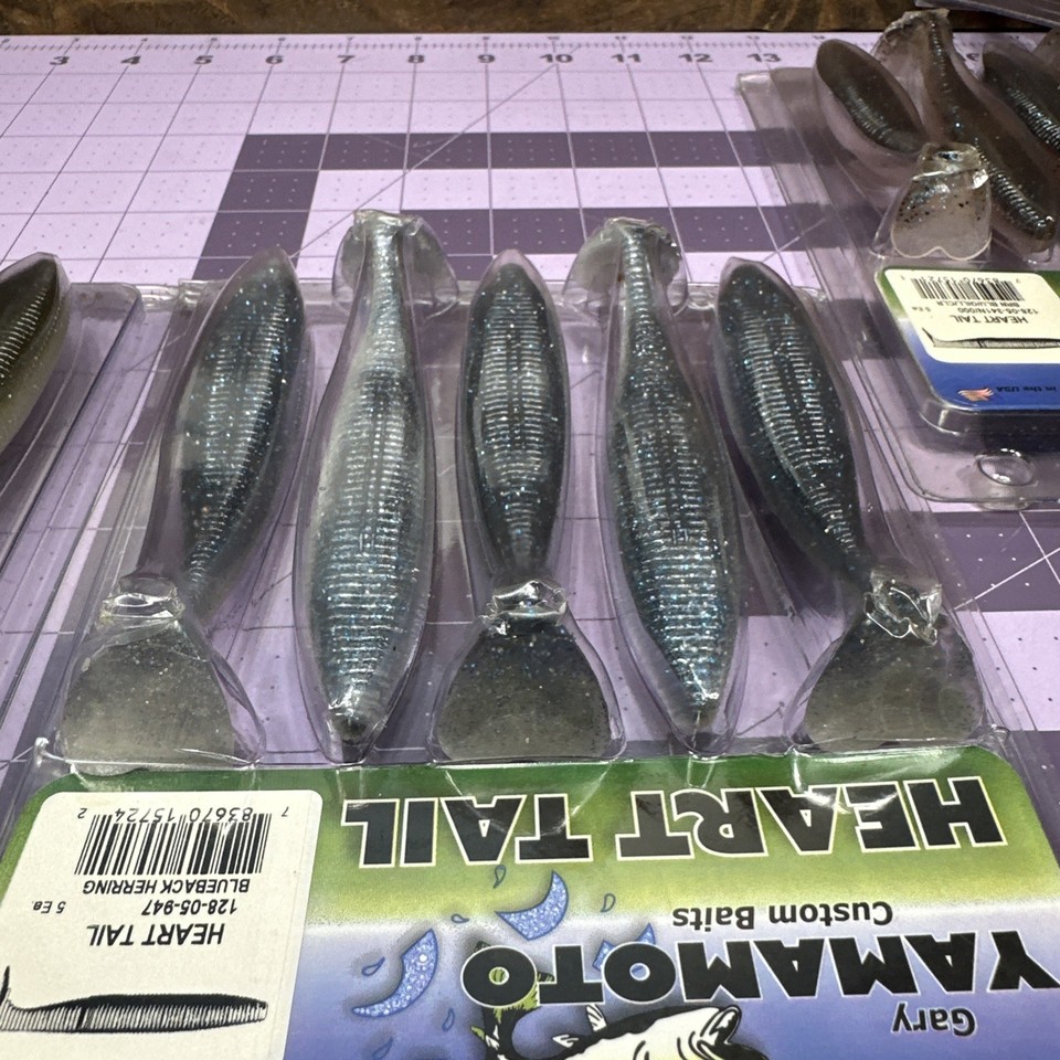 Gary Yamamoto Custom Baits Discontinued Fishing Lures 25 Total ...