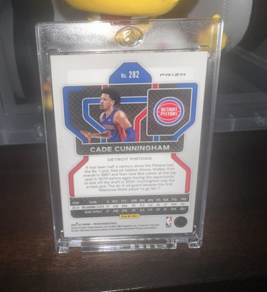 2021-22 Panini Prizm Cade Cunningham #282 Silver Holo (RC) Pistons | eBay