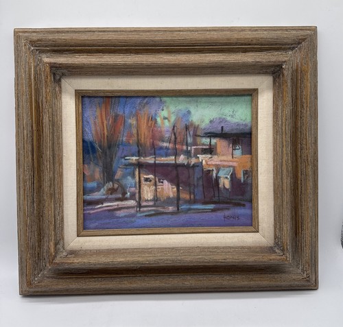 Ben Konis Pastel On Paper Southwestern 1970’s Art Work Framed OOAK ...