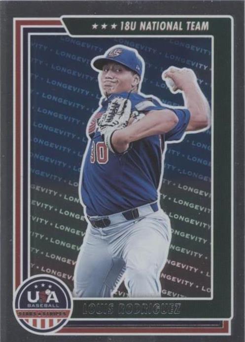 2022 Panini USA Baseball Stars & Stripes - Louis Rodriguez #65 ...