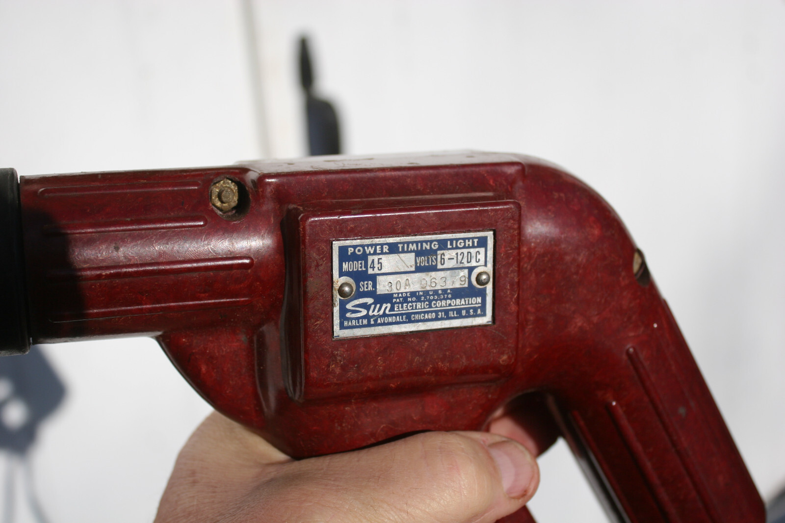 Sun Vintage 6v & 12v Timing Light - Model 45 | Aftermarket Branded