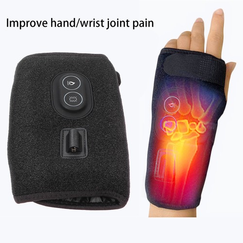 Electric Hand & Wrist Heating Pad Wraps,Auto Shut off Therapy Massage ...