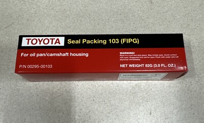 Genuine Toyota 00295-00103 Seal Packing 103 (FIPG) For Oil Pan ...