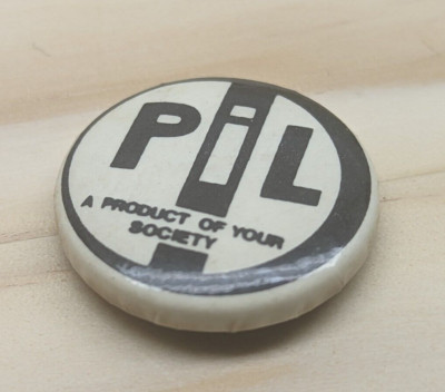 Vintage PIL music concert button | eBay