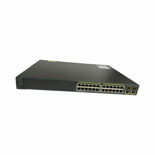 Cisco WS-C2960-24PC-L Catalyst 24 Port 10 100 PoE 2 xSFP Layer2 Network ...