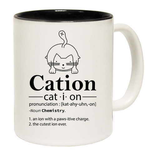 Cation Cat Noun Pronunciation Novelty Funny Coffee Cup Mugs Mug GIFT ...