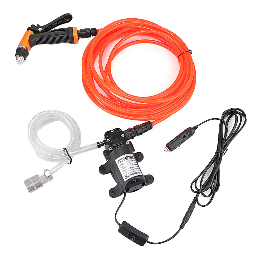 12V 160PSI Washdown Wash Pump Kit Electric DIY Car Washer Cleaner ...