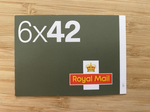 2002 GB 6 x 42p stamp booklets (plus airmail labels) SG NA1 complete | eBay