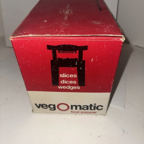 VTG Popeil 1972 Veg O Matic w/ Box Nice Shape | eBay